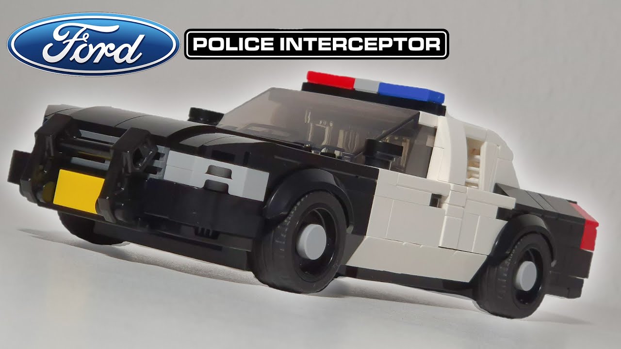 FORD CROWN VICTORIA POLICE INTERCEPTOR OUT OF LEGO - YouTube