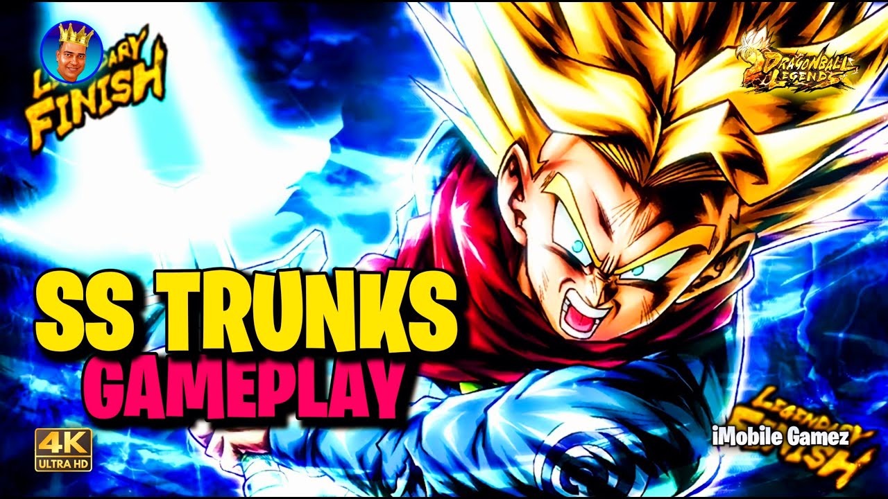 New SS TRUNKS Legends Limited Full Gameplay | Dragon Ball Legends ...