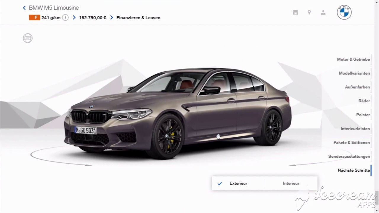 BMW M5 Competition | Car Configurator - YouTube