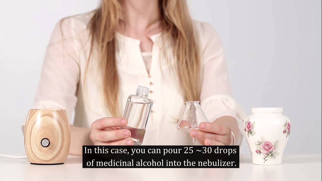 How to clean glass nebulizer of essential oil aroma diffuser from ...