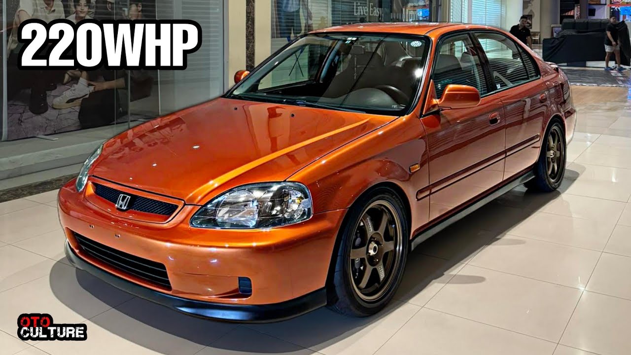 1999 Honda Civic SIR "Type R" 220 Wheel Horsepower | OtoCulture - YouTube