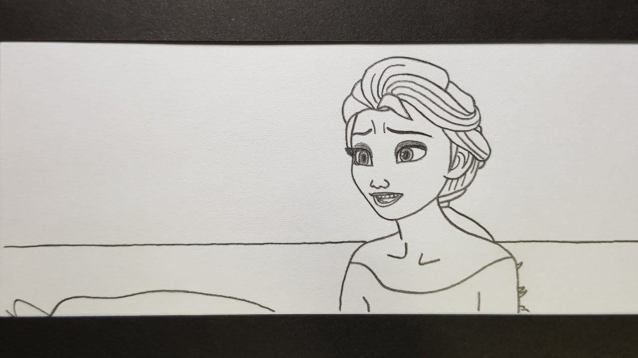 겨울왕국2 스톱모션 / frozen 2 "show yourself" stop motion (hand drawing) - YouTube