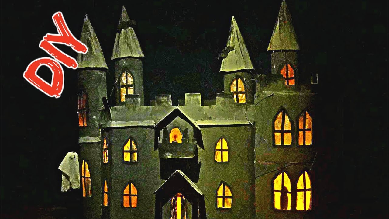 DIY haunted castle - spooky characters - DIY with simple materials ...