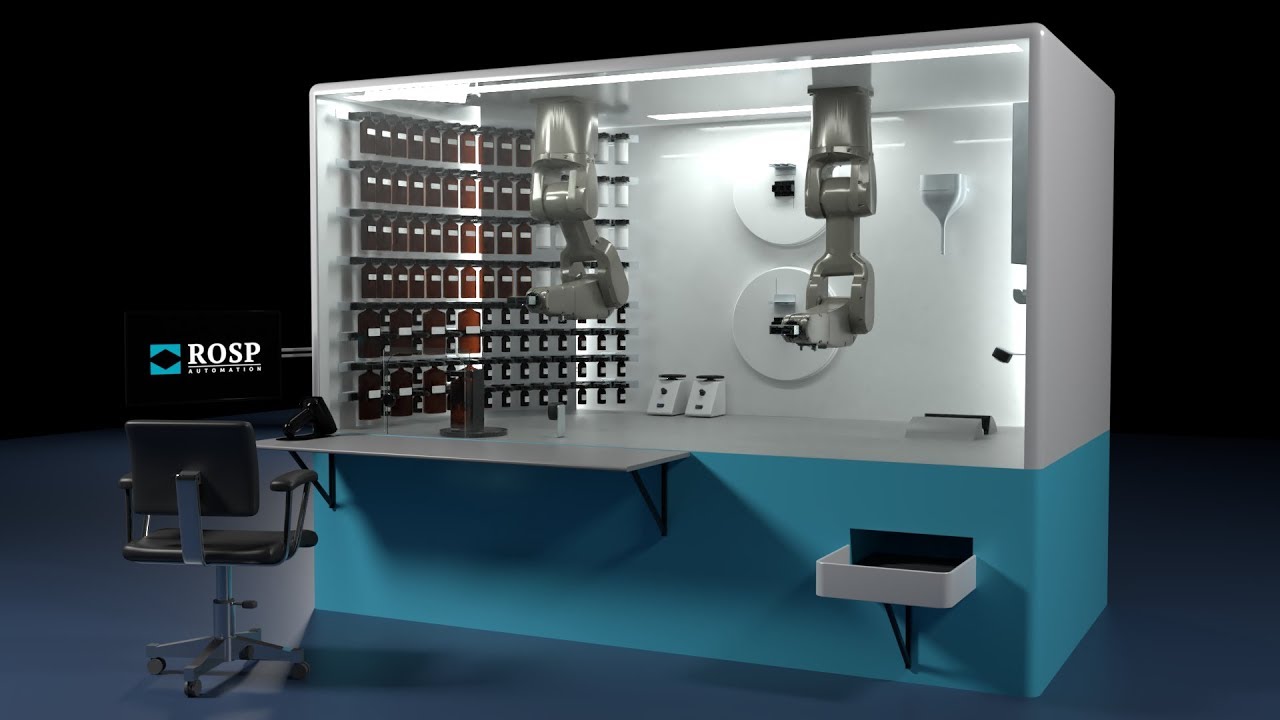 ROSP Automation - Oral syringe filling system - YouTube