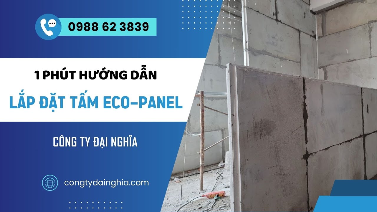 Hướng dẫn nhanh cách thi công sàn nhẹ ECO-PANEL đứng | Hotline: 0988 62 ...