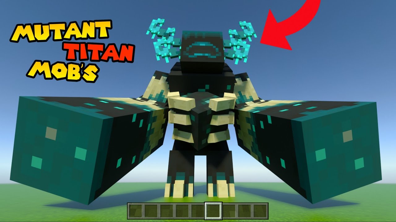 Minecraft Tapi Semua Mobs Adalah MUTANT TITAN !! - YouTube