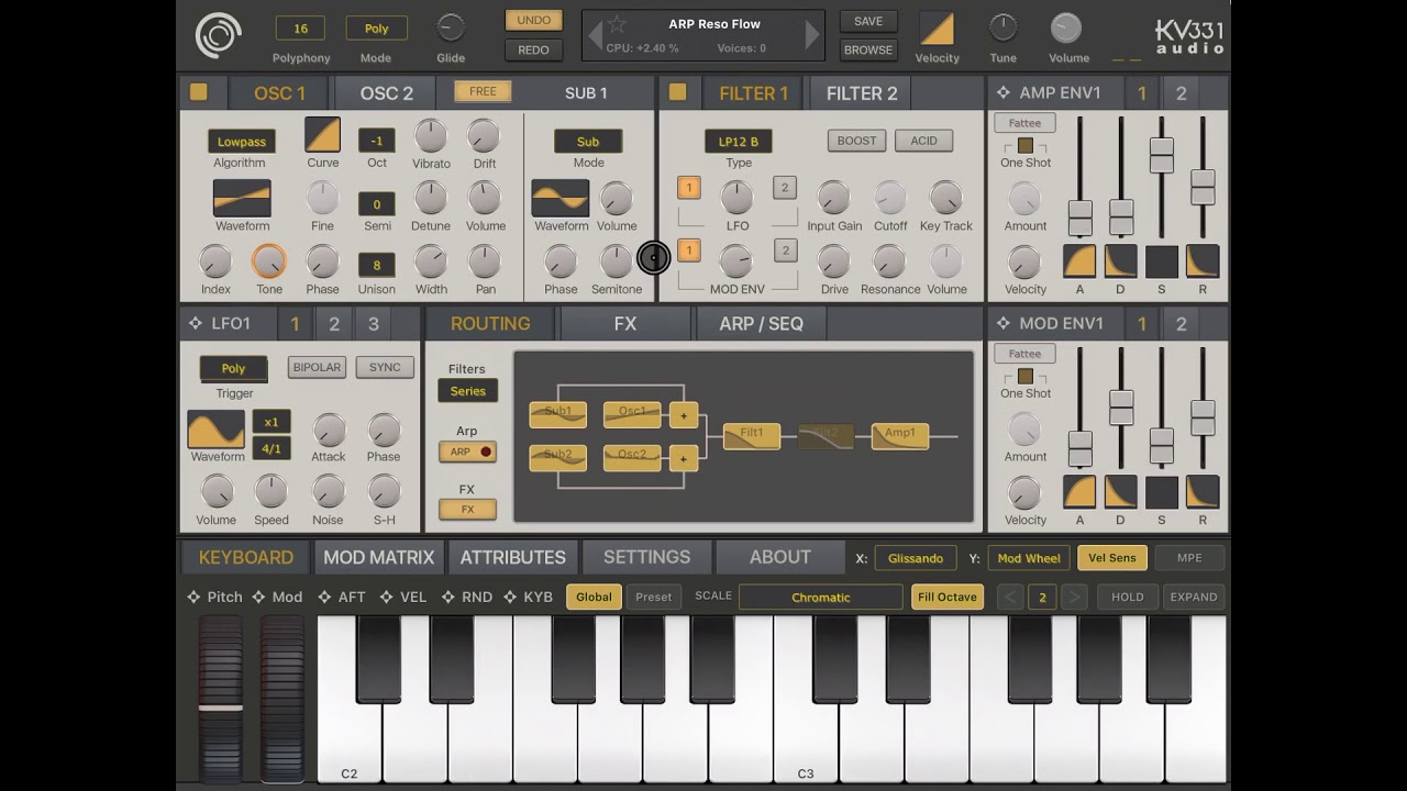 SynthMaster One iOS - Tutorial: Exploring the synth Part 8, Arp/Seq - YouTube