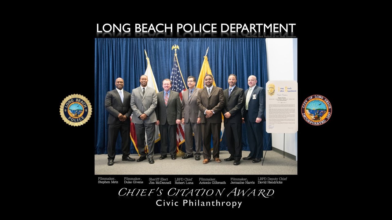 Chief of Long Beach Police Recognizes Local Filmmakers - YouTube
