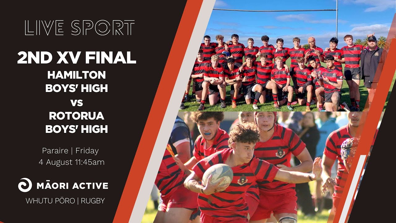 Super 8 Rugby 2nd XV FINAL | Hamilton Boys' High v Rotorua Boys' High ...