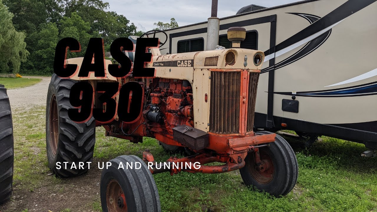 CASE 930 start up - YouTube
