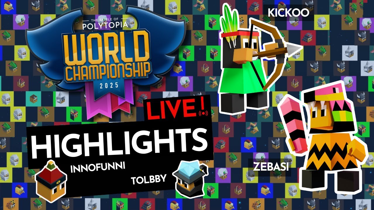 Polytopia WORLD CHAMPIONSHIP Highlights LIVE - Kickoo, Zebasi - YouTube
