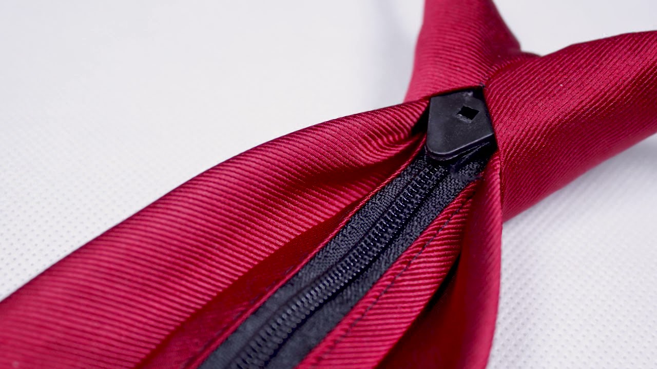 custom convenient and safety polyester zipper ties suit business zipper ...