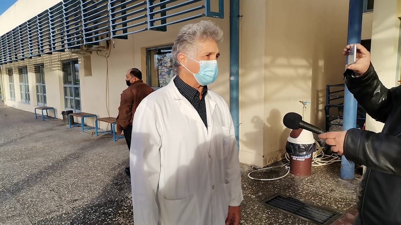 Εμβολιάστηκε ο Ε. Ζακυθινός στο Πανεπιστημιακό Νοσοκομείο Λάρισας - YouTube