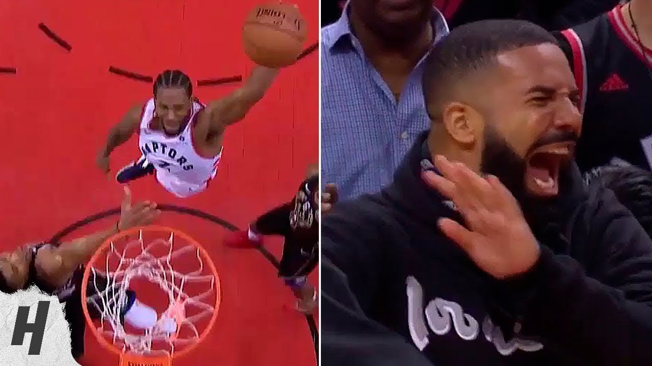 Drake BEST Reactions Moments from 2019 NBA Eastern Conference Finals ...