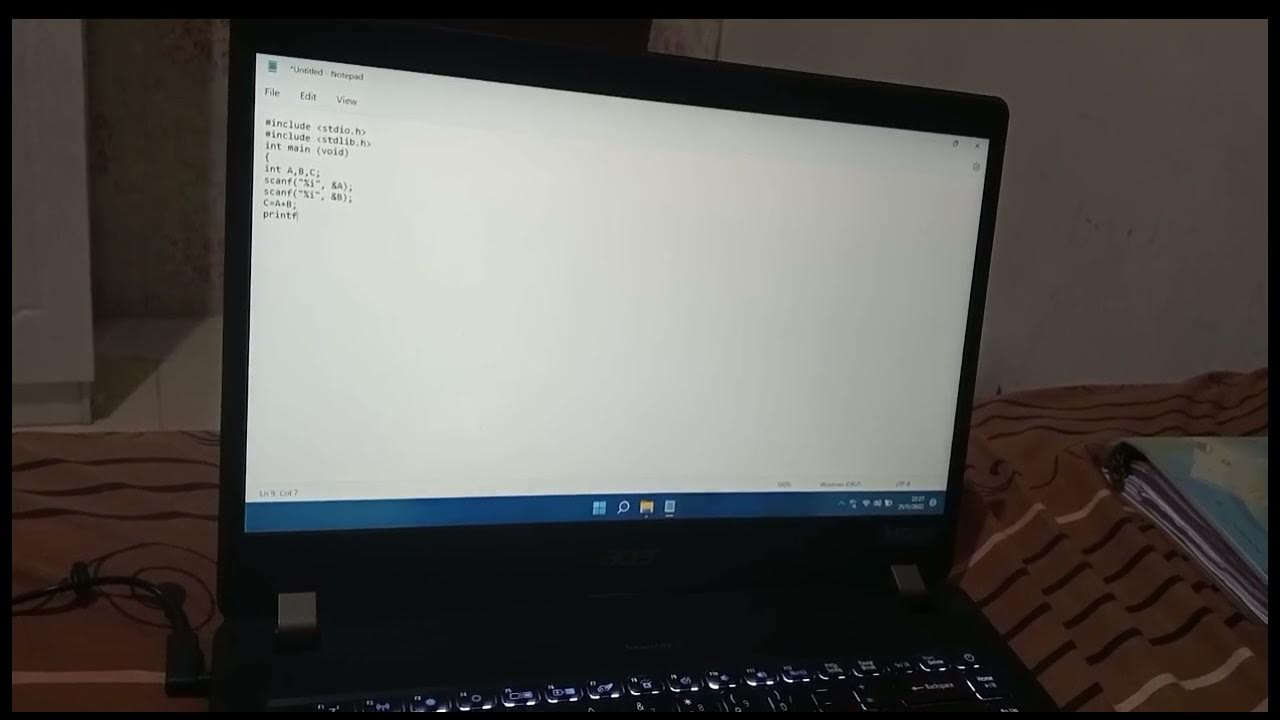 Membuat Program Penjumlahan Dasar dengan Variabel - Menggunakan Bahasa ...