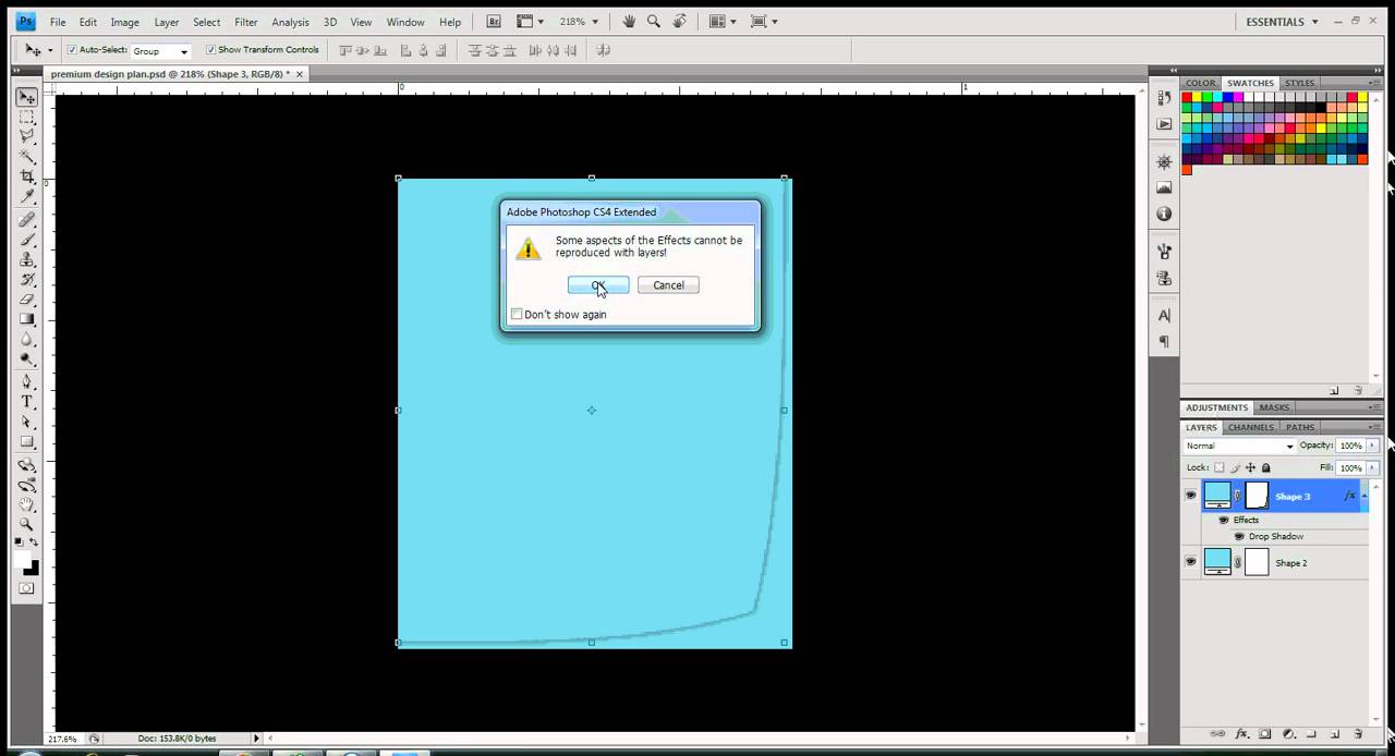 How to make a page curl effect in photoshop - YouTube