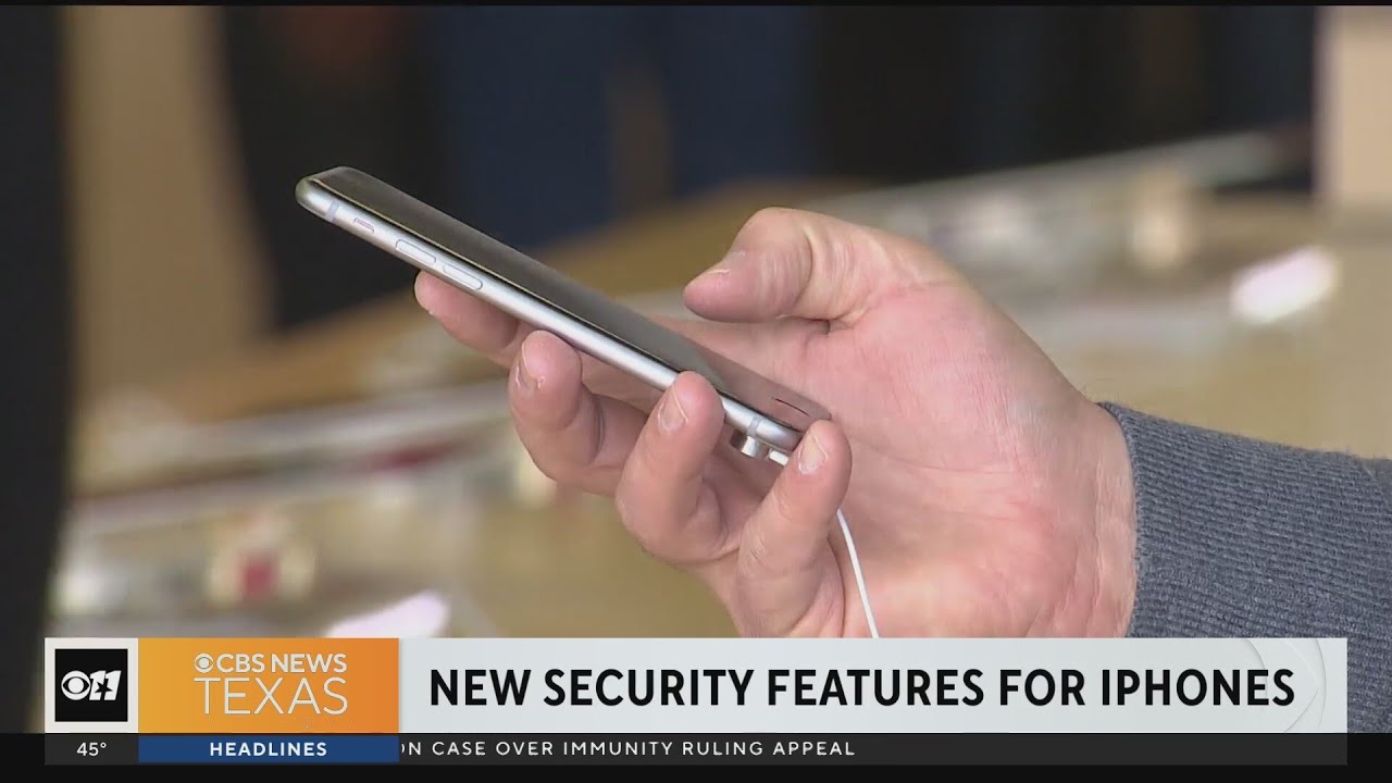 New security features for iPhones - YouTube