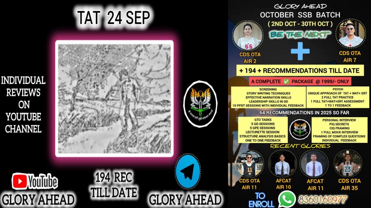 TAT BASICS | 24 SEPTEMBER TAT REVIEWS | THEMATIC APPERCEPTION TEST ...