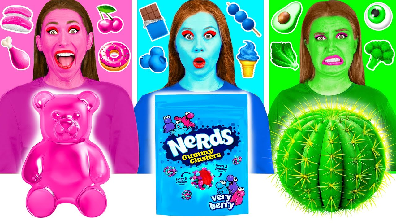 Food of The Same Colors Challenge | Funny Situations by DaGaDa ...