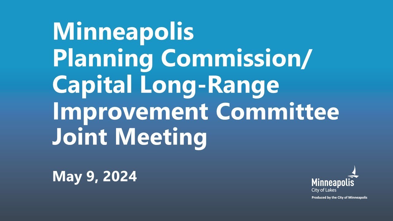 May 9, 2024 Planning Commission/Capital Long-Range Improvement ...