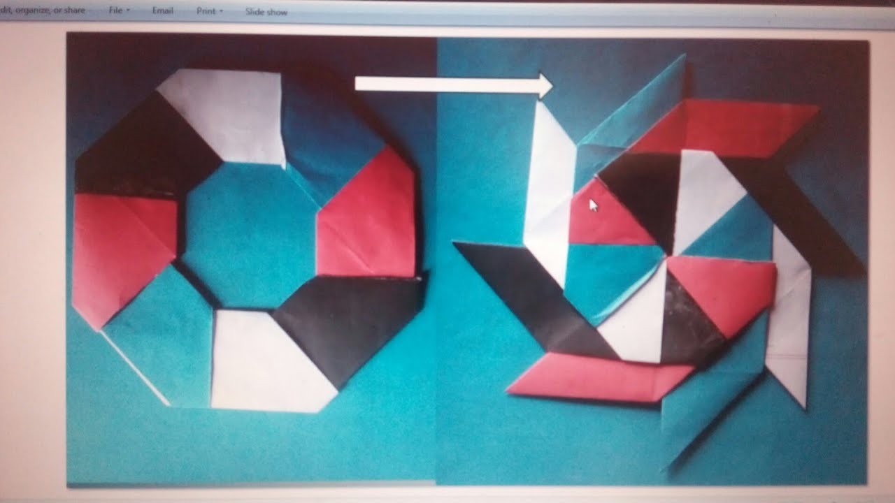 Magic ninja star how to make. - YouTube