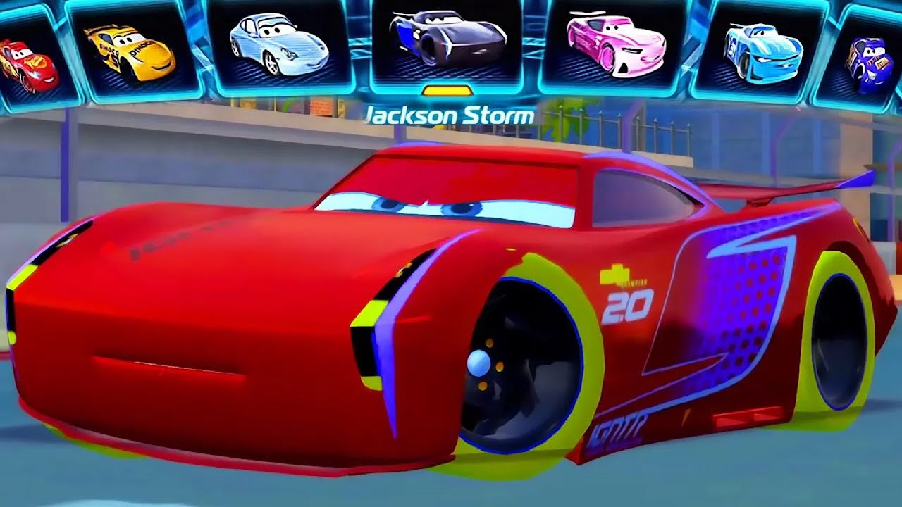 Glowing Jackson Storm with Cars 2: The Video Game - Driven To Win - YouTube