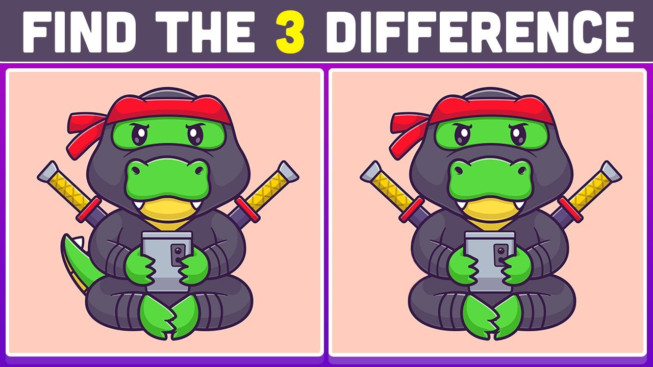 【Find the Differences】Let's train concentration and attention | #Ep16 ...