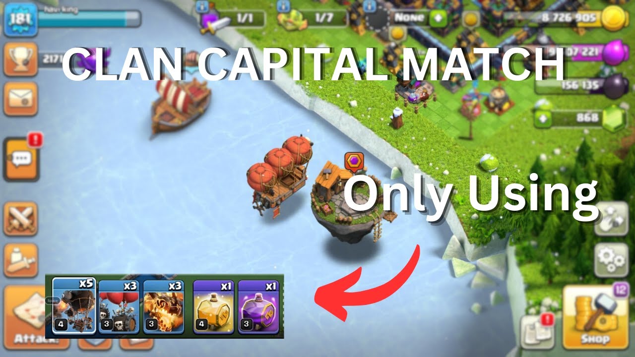 Clash of Clans - Clan Capital Match Gameplay 3 - YouTube