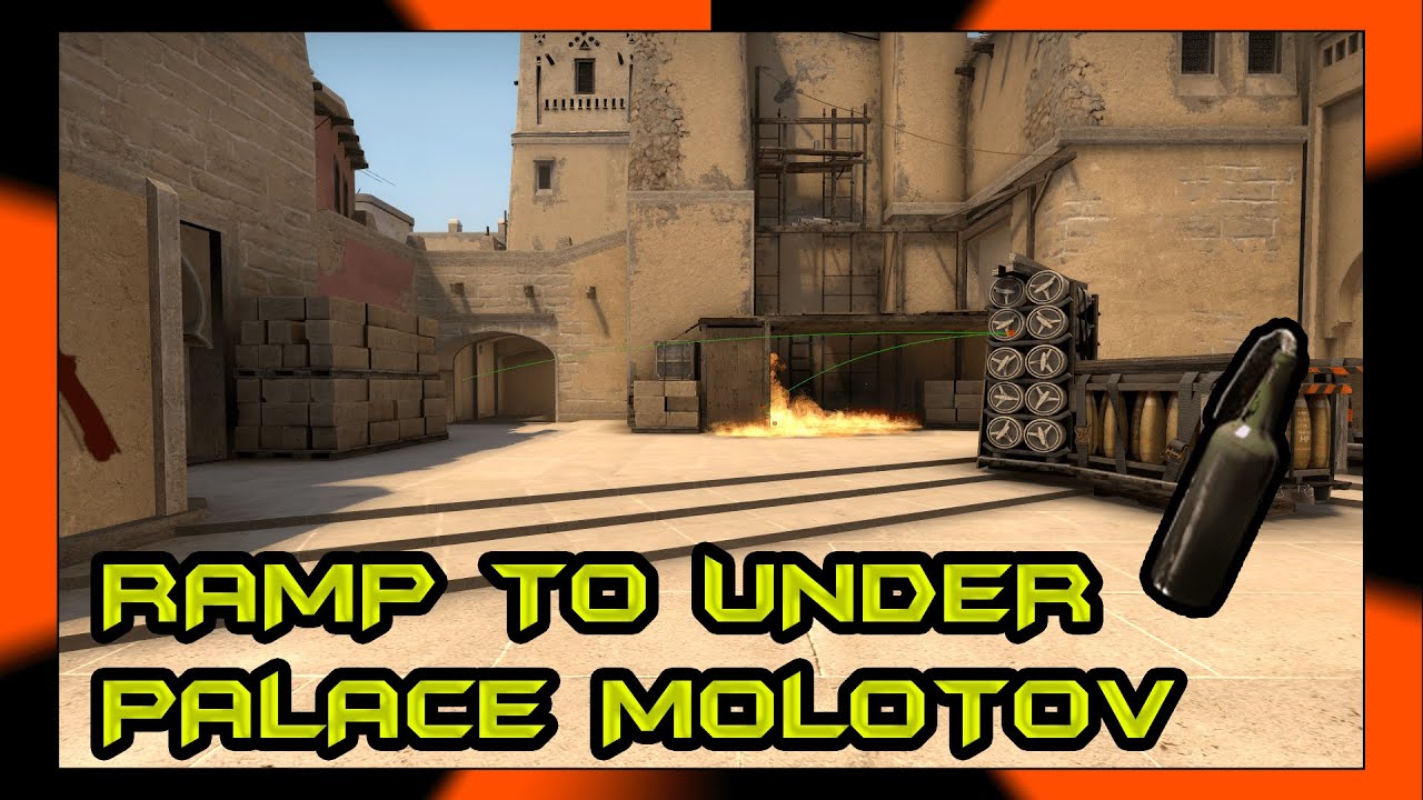 CS:GO MİRAGE RAMP TO UNDER PALAS MOLOTOV - YouTube