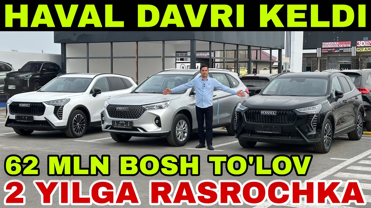 HAVAL BUXARA YANGI AKSIYALAR… 2 YILGA RASROCHKA OCHILDI… 5 YIL KAFOLAT ...