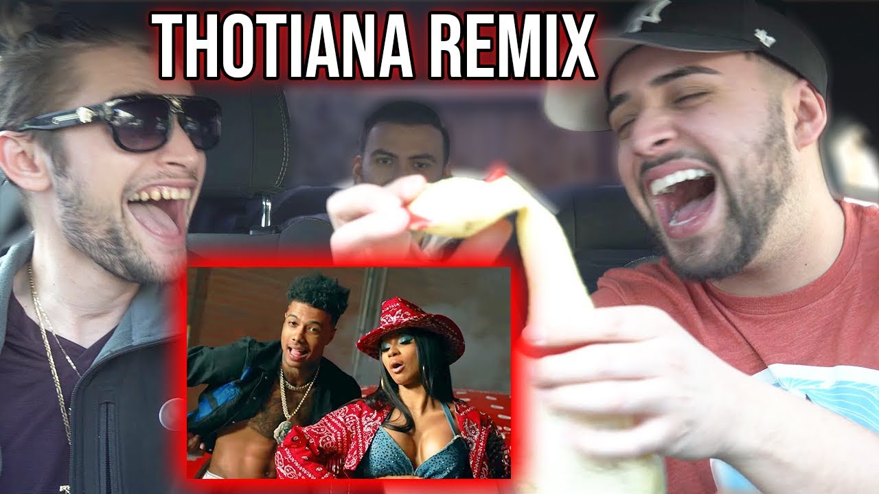 Blueface - Thotiana Remix Ft. Cardi B (Official Reaction Video) - YouTube