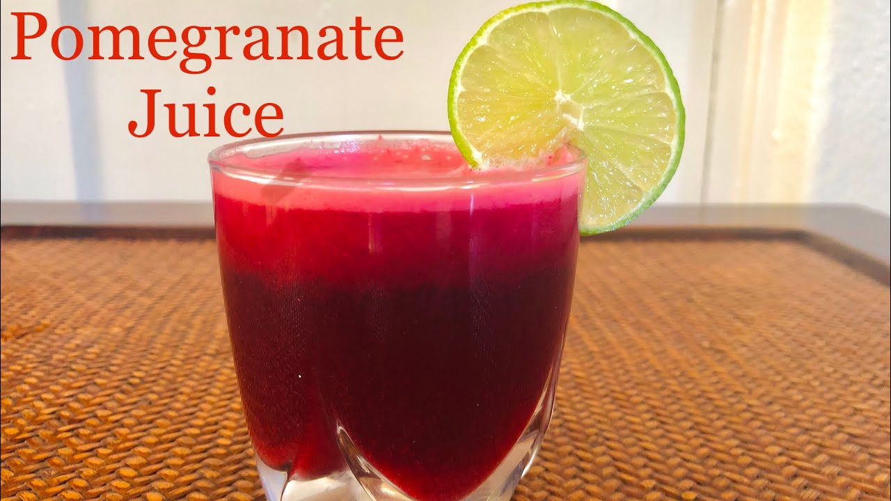 Pomegranate (Anar) Juice || Healthy Juice - YouTube