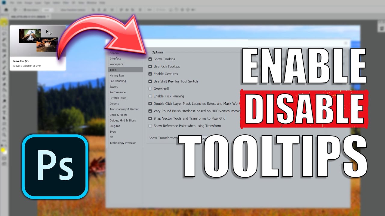 HOW TO TURN ON OFF ANIMATED TOOLTIPS IN ADOBE PHOTOSHOP YouTube how-to-turn-on-off-animated-tooltips-in-adobe-photoshop-youtube