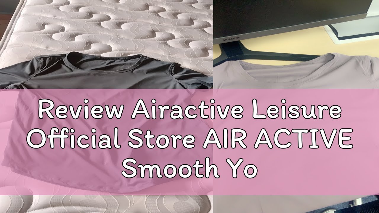 Review Airactive Leisure Official Store AIR ACTIVE Smooth Yoga Top ...