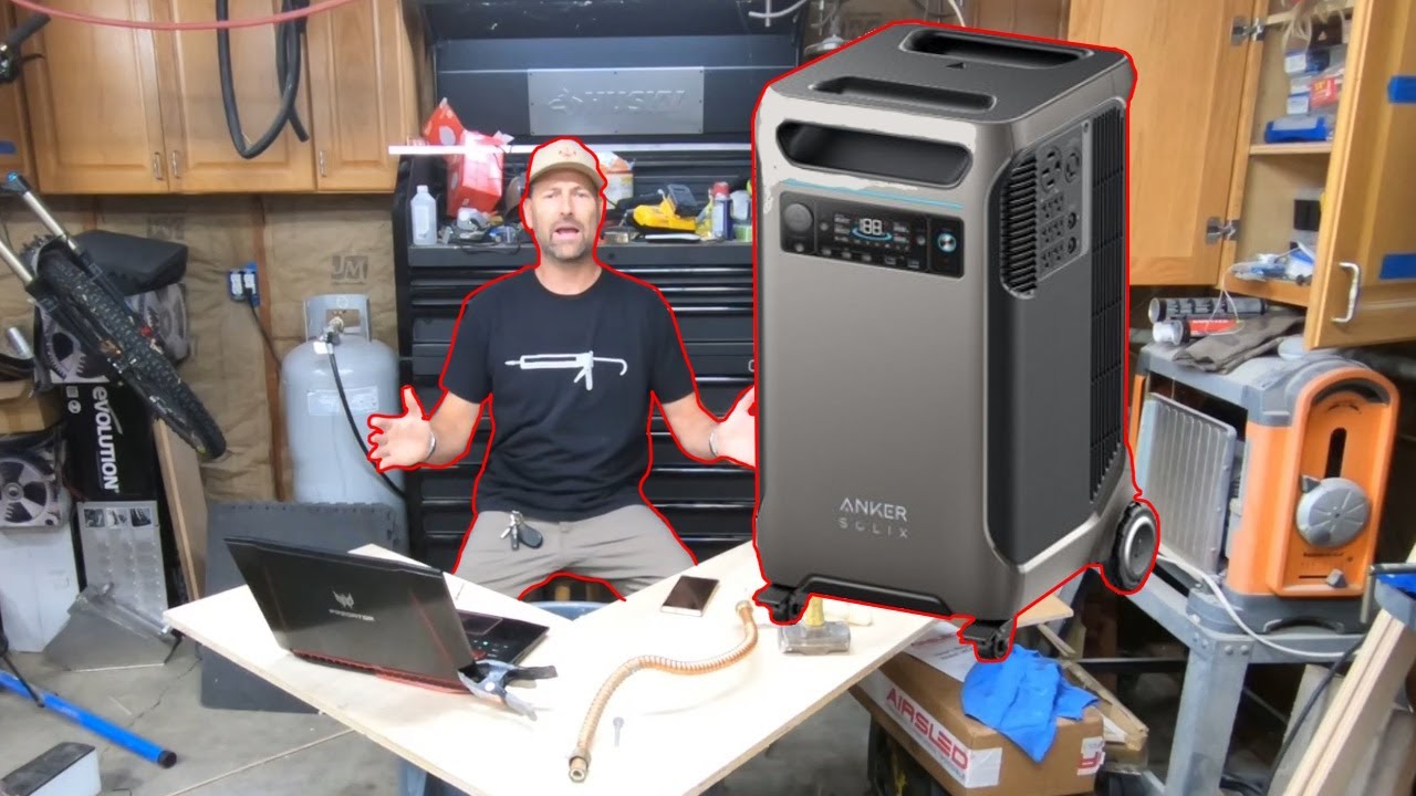 Battery Powered House? | I lived Off The Grid For A Month | Anker SOLIX ...