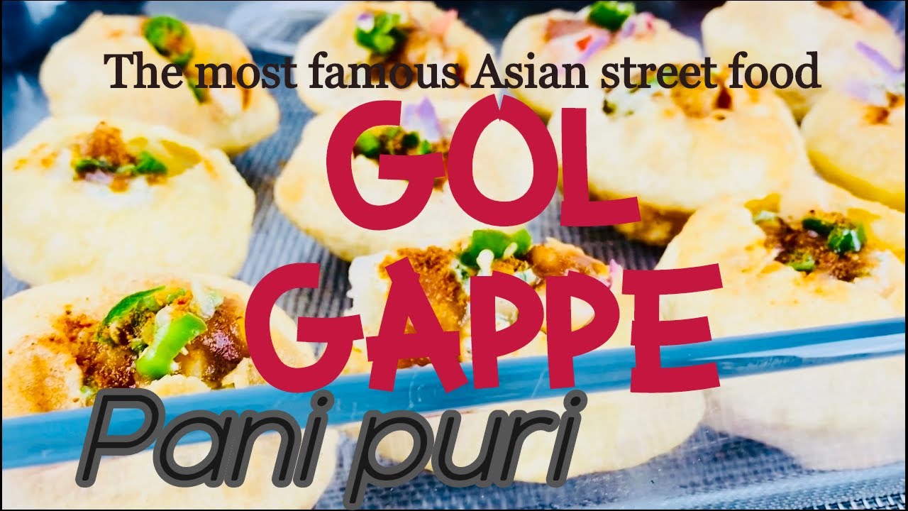 Gol Gappe recipe| Gol Gappay| Pakistani-Indian street food| English ...