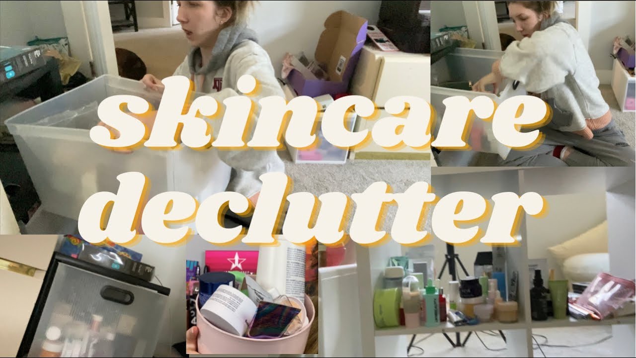 SKINCARE COLLECTION DECLUTTER VLOG 2022 - YouTube
