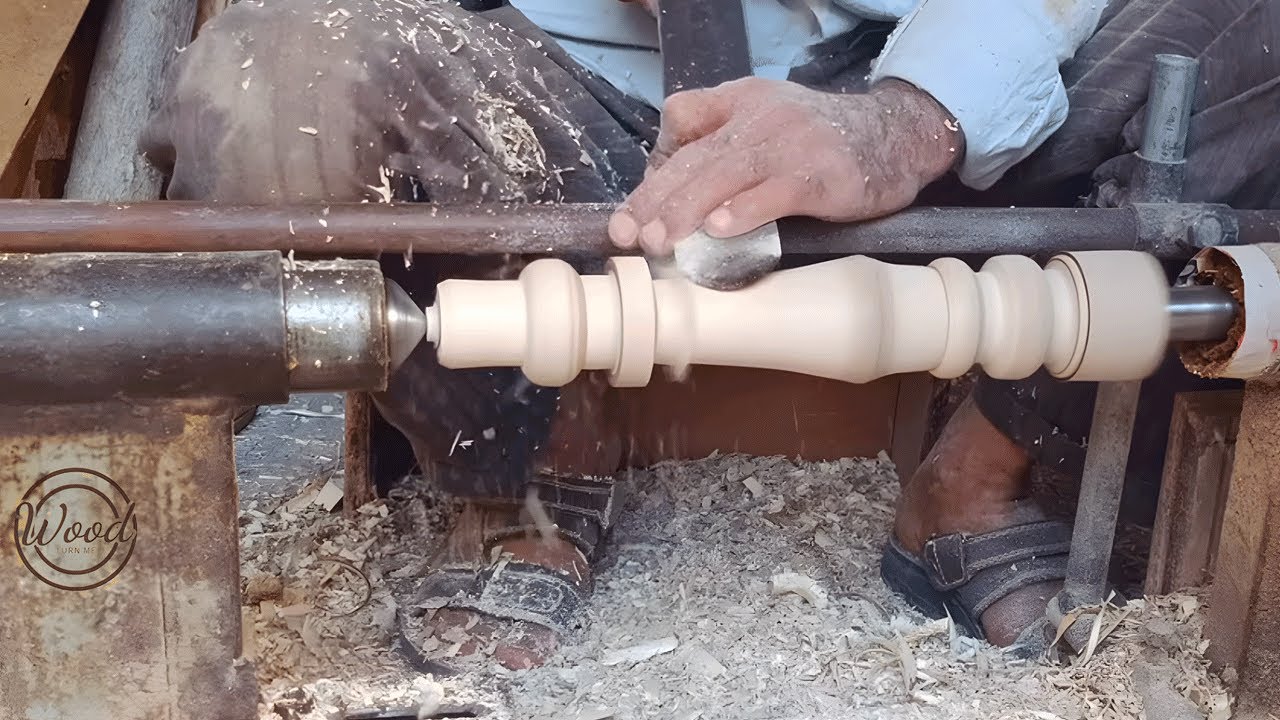 Amazing Mini Lathe Machine for Wood Turning Table Legs - YouTube