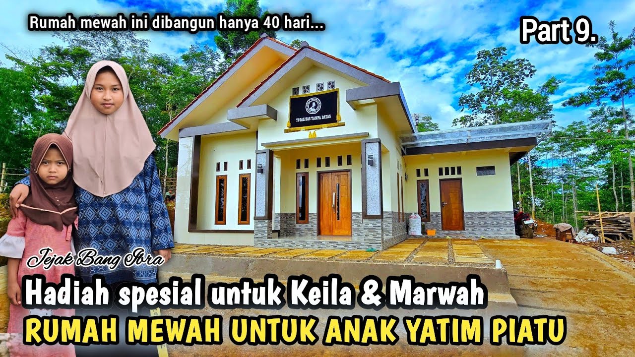 LUAR BIASA, HADIAH RUMAH MEWAH BESERTA ISINYA UNTUK ANAK YATIM PIATU YG ...