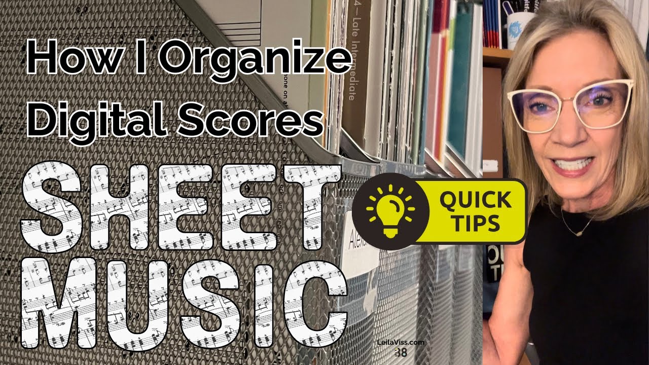 How to Organize Digital Scores in Drop Box and Practice Space - YouTube