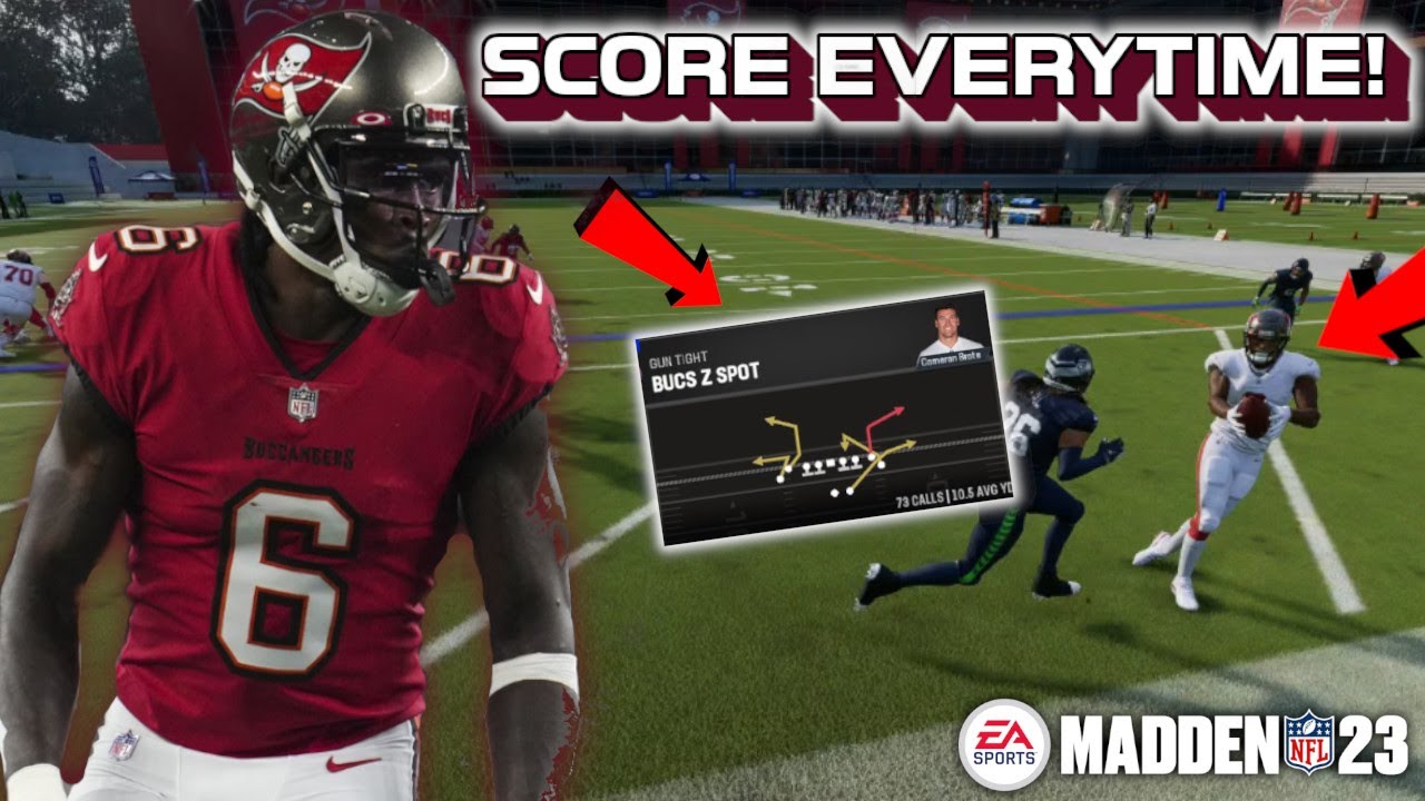 *NEW* UNSTOPPABLE REDZONE PLAY - Gun Tight: Z Spot - Madden 23 - YouTube