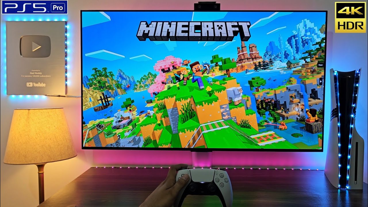Minecraft (PS5 PRO) 4K HDR 60FPS Gameplay - YouTube