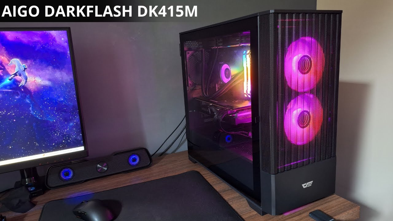 Gabinete Aigo Darkflash DK415M vale a pena ? - YouTube