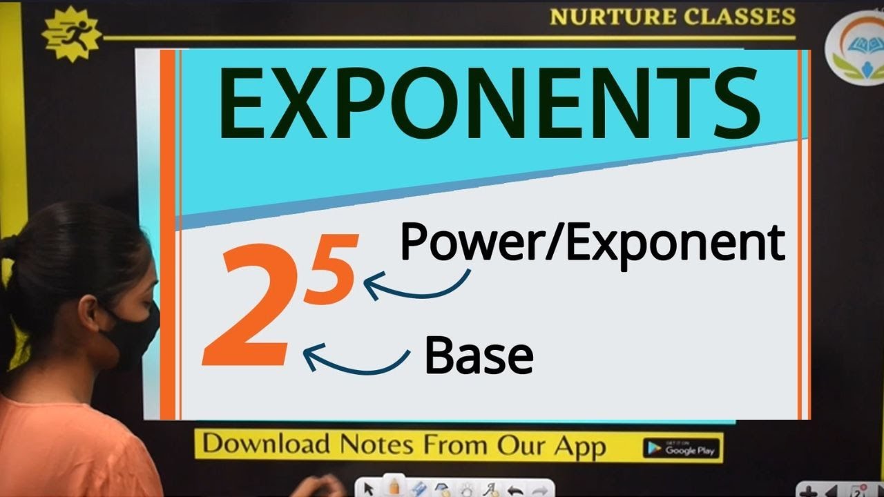Exponent And Powers ( Laws of exponents ) || Lecture 2 || Nurture ...