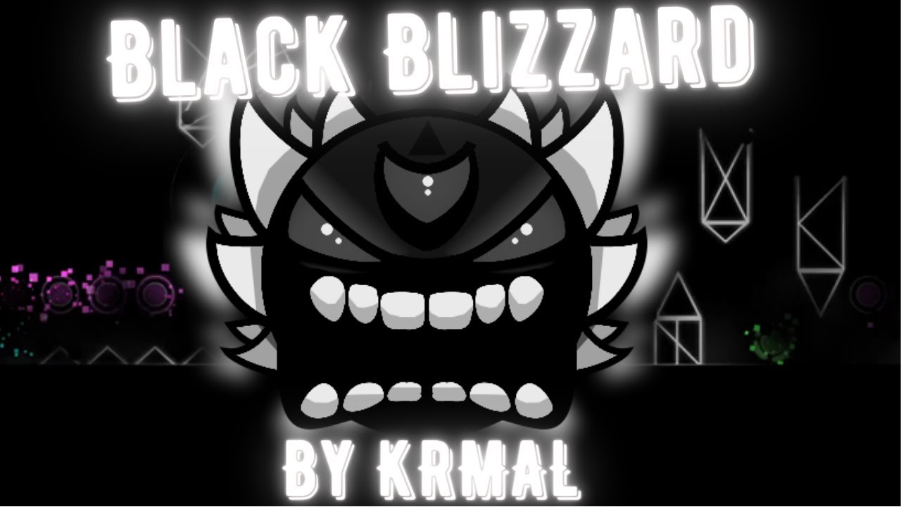 Black Blizzard by KrmaL - Extreme Demon - Geometry Dash - 100% - YouTube