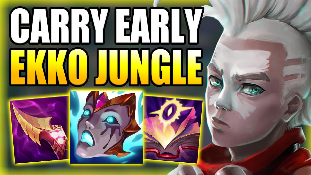 HOW TO PLAY EKKO JUNGLE & CARRY THE EARLY GAME! - Best Build/Runes S+ ...
