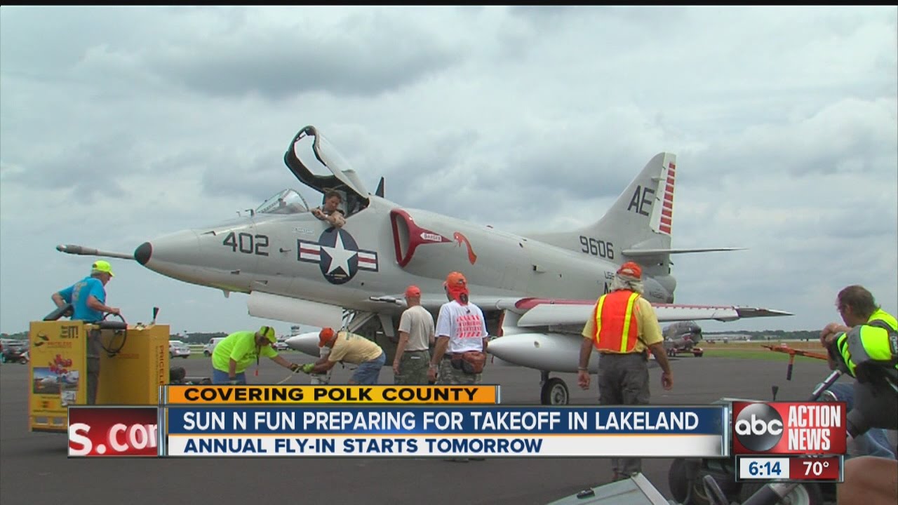 Sun 'N Fun preparing for takeoff in Lakeland - YouTube