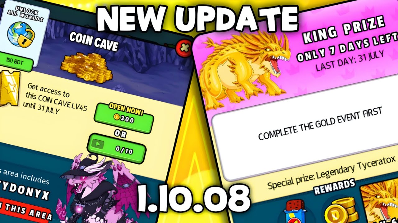 Dynamons World New Update 1.10.08 Full Details 😍 - YouTube