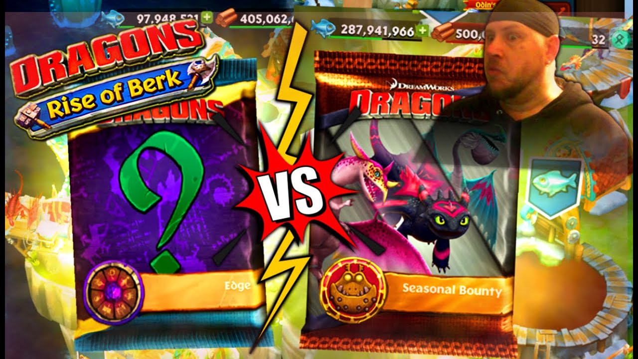 PACK BATTLE - EDGE VS SEASONAL! (CLEAR WINNER)!!! | Dragons: Rise Of ...