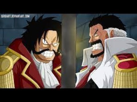 Garp x Roger VS Rocks Pirate - YouTube